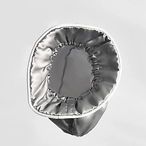 THXSILK 100% Pure Mulberry Silk Hyaluronic Acid Sleep Socks for Women Men Soft Skin Whitening Moisture Heal and Treat Dry Cracked Heels, Sock Length 9.65", Grey