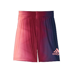 adidas Boy's Feel Free Shorts (Bid Kids) Legacy Burgundy MD (10-12 Big Kid)