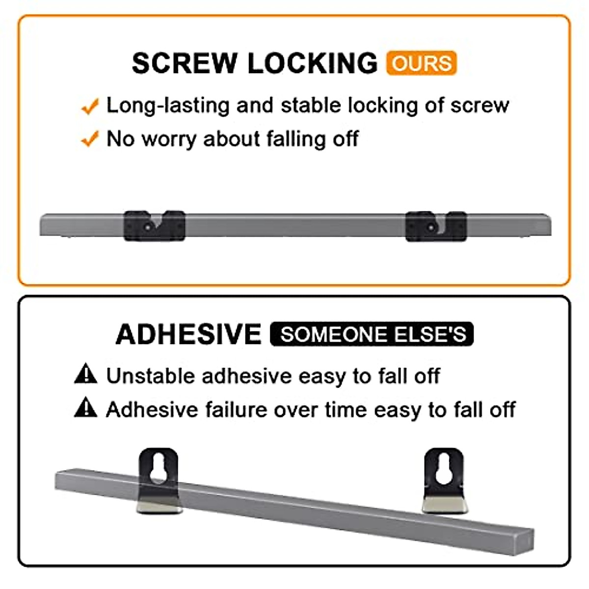 1 Pair of Wall Bracket AH96-03064A for Samsung HWH450 HW-H450 HWH500 HW-H500 HWH551 HW-H551 HWH570 HW-H570 Soundbar System