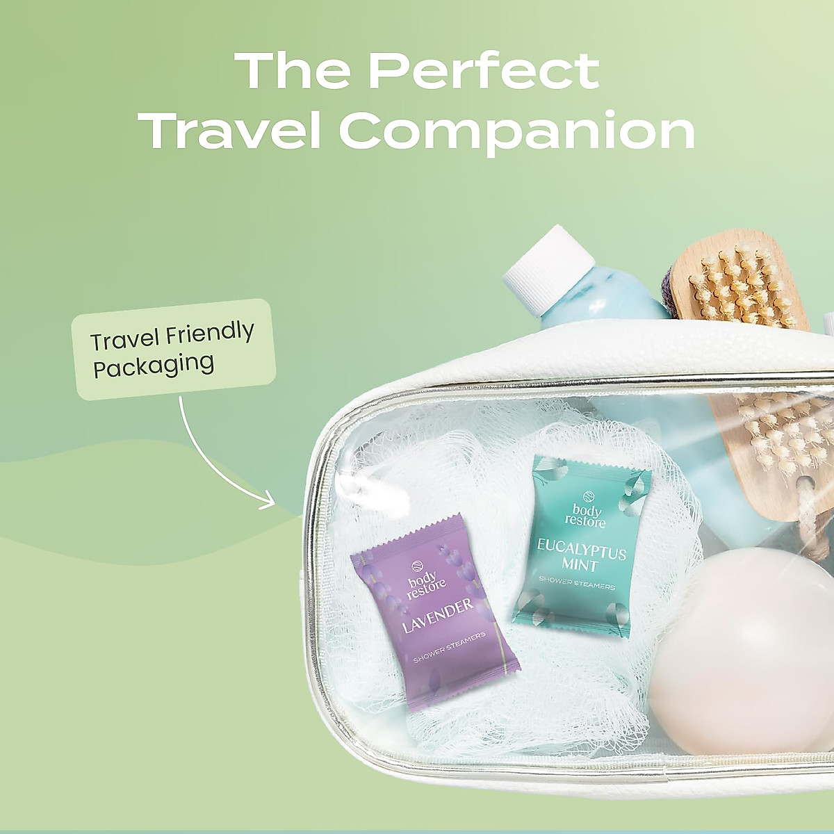 BodyRestore Shower Steamers Aromatherapy 15 Packs - Gifts for Mom, Gifts for Women and Men, Shower Bath Bombs, Tea Tree Essential Oil, Stress Relief and Relaxation