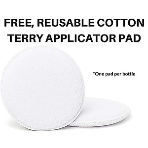 Leather Milk Leather Water Repellent and Protector - Water Protectant No. 3 - All Natural, Non-Toxic Water Proofer and Liquid Sealant. Made in The USA. 2 Sizes. Includes Premium Applicator Pad!