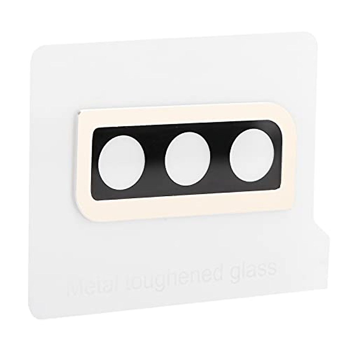 Mobile Phone Camera Lens Protector,High Transparency Rear Camera Cover Metal Phone Camera Covering Film for Samsung S21/S21 Plus,1:1 Original(Black Gold)