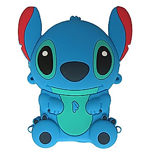 BASRKY Alien Dog Case for Samsung Galaxy A03S Cartoon Funny Kawaii Cute Silicone Fun Cover Stylish Unique Design Purse Wallet with Lanyard Stand Case for Girls Boys Kids