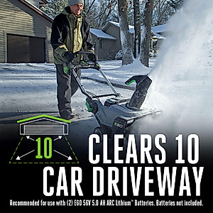 EGO Power+ SNT2100 21-Inch 56-Volt Cordless Snow Blower - Battery and Charger Not Included