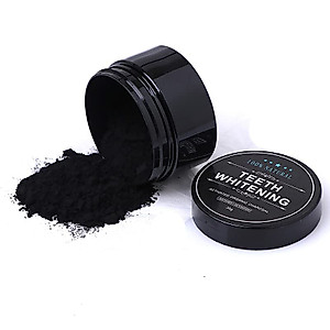Lumeeno All Natural Organic Activated Charcoal Teeth Whitening for Sensitive Tooth and Gum - Whiten, Clean and Detoxify - Vegan - No Chemicals - Zero Bleach Whitener Enough for 150+ Uses