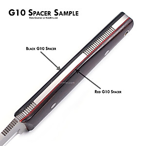 EZSMITH G10 - Knife Handle Spacer Material - (3 x 12 x .060 Inches) - Coyote Brown