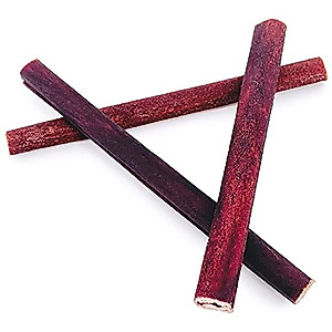 ValueBull USA Collagen Sticks, Premium Beef Small Dog Chews, Low Odor, 6" Thin, 100 Count - Single Ingredient, Rawhide-Free, All-Natural, Healthy for Hips, Joints, Skin & Coat