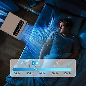 Takywep 8000BTU Portable Air Conditioners, 3-IN-1 Portable Conditioner with LCD Display Remote Control, Compact AC Unit Cools Rooms up to 350 Sq. Ft, 24H Timer, Sleep Mode, Portable AC for Indoor Room