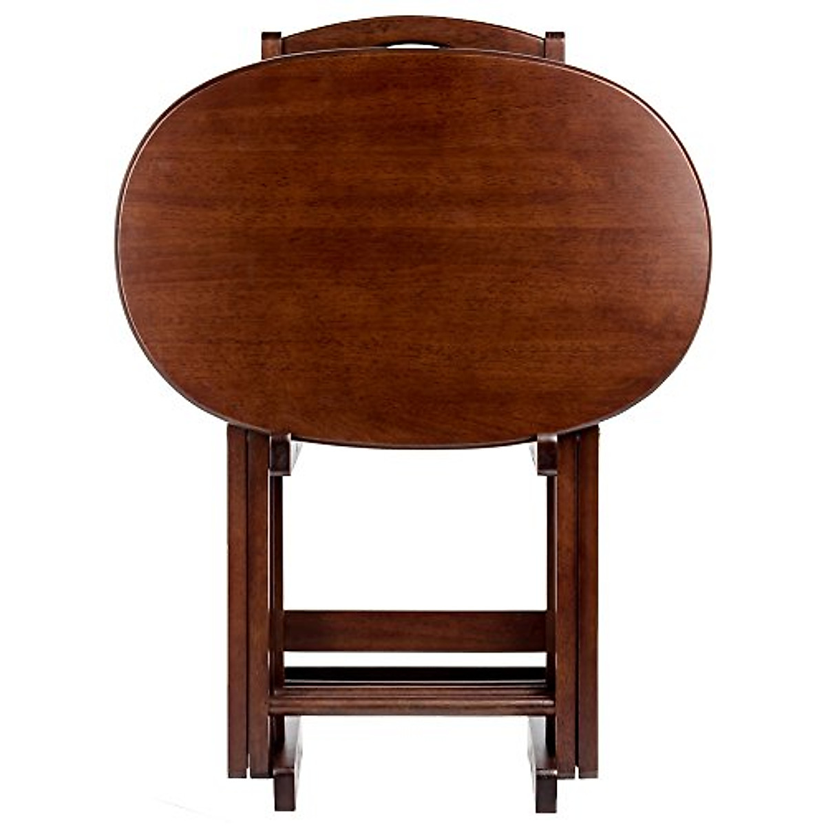 Winsome Nathan 5-PC Set Cappuccino Snack Table 23.7x15.83x25.51