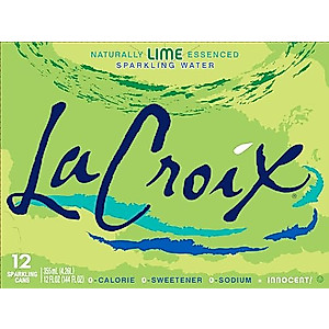 LaCroix Sparkling Water, Lime, 12 Fl Oz (pack of 12)