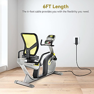 Omilik UL Listed AC Adapter for Livestrong LS5.0U LS5.0R LS6.0R Stationary Exercise Bike LS7.9E & LS8.0E Elliptical LS9.9E & LS12.9E Incline Elliptical Cross Trainer LS10.0E & LS13.0E Trainer Exercise