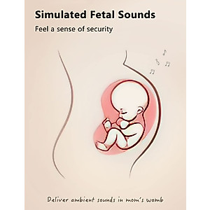 BSROLUNA Baby Crib Mobile with Music and Lights, Baby Mobile for Crib with Remote Control, Hanging Rotating Animal Rattles, 50 Songs and Timing Function, Cartoon Baby Crib Toys for Girls (Baby Pink)