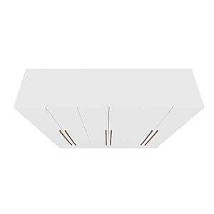 Manhattan Comfort Gramercy Contemporary Modern Freestanding Wardrobe Armoire Closet, 82.48", White