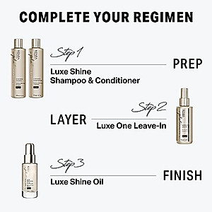 Kenra Platinum Luxe One Leave-In | All-In One Miracle Spray | Enriched with Precious Gold | Opulent Slip & Shine | Thermal/Heat Protection | Medium To Coarse Hair | 5 fl. Oz