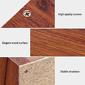 YGYQZ Wooden DIY Open Shelf Bookcase - 9 Pcs Floor Standing Display Cabinet Rack (9, 3 Colors)