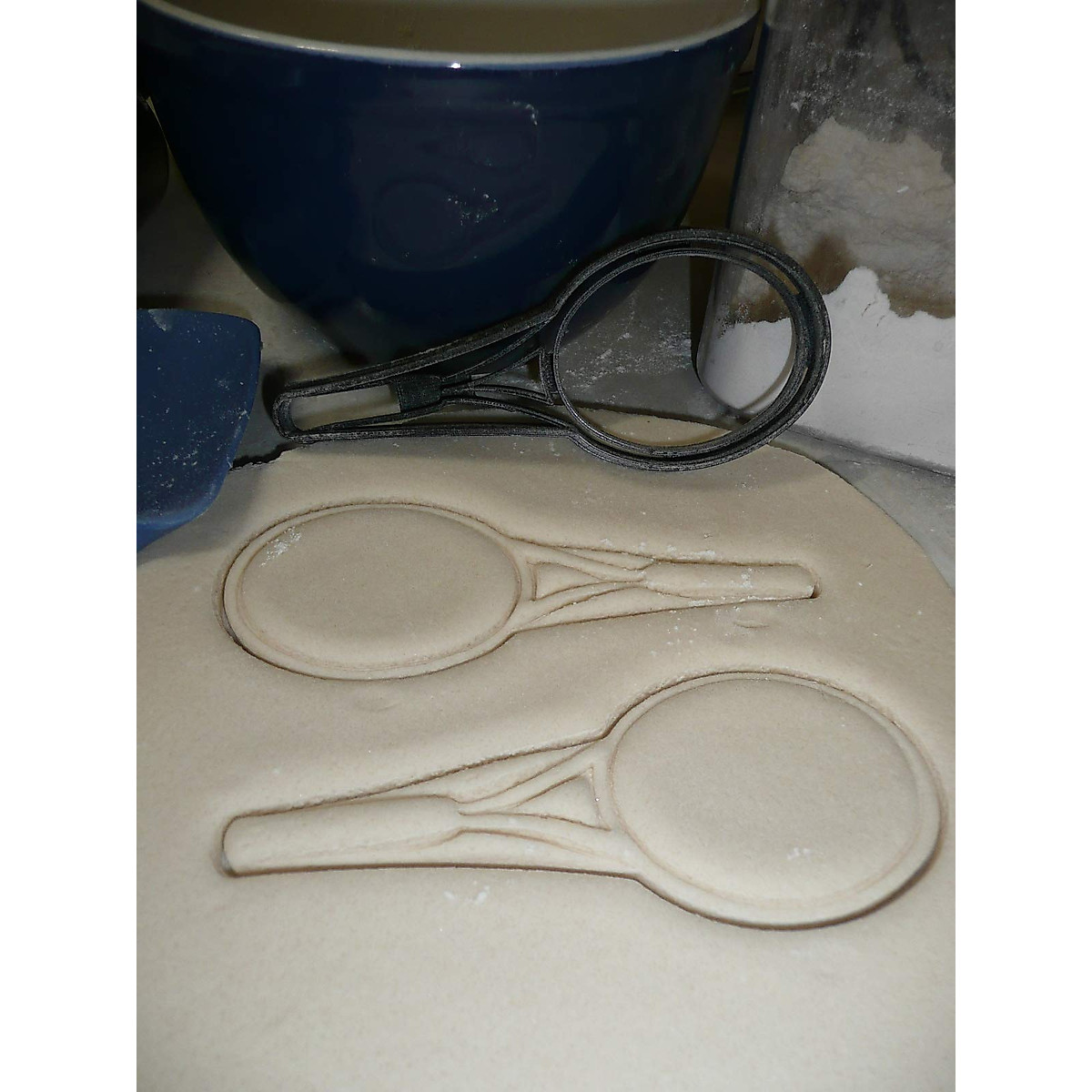 TENNIS BALL RACKET COURT SPORT ATHLETICS SET OF 3 COOKIE CUTTERS MADE IN USA PR1373