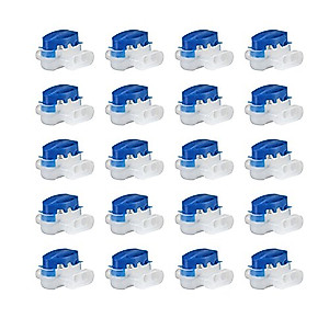 GWHOLE Pack of 20 Electrical IDC 314-BOX Wire Connectors for Robotic Lawn Mowers, Irrigation Applications