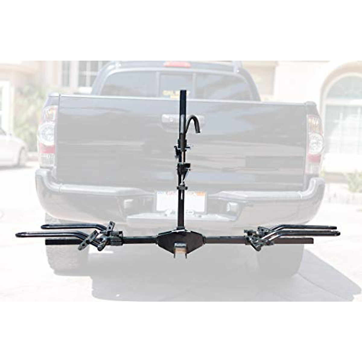 MaxxHaul 50027 Hitch Mount Bike Rack Platform Style 2-Bike Rack for Cars Trucks SUVs Minivans with Hitch Tightener