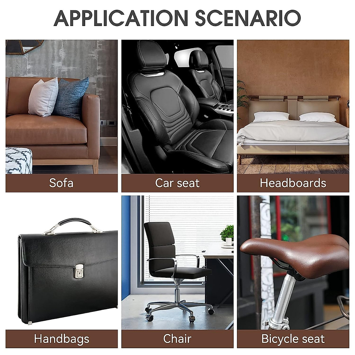 Leather Repair Tape, Self-Adhesive Leather Repair Patch for Sofas, Car Seats, Handbags,Furniture, Drivers Seat, Black, 4 X 120 Inch