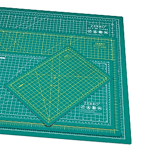 ZERRO Self Healing Cutting Mat 24" x 36", Professional Double Sided Durable Non-Slip Rotary Mat for Scrapbooking, Fabric, Quilting, Sewing-3mm Thick (A1)