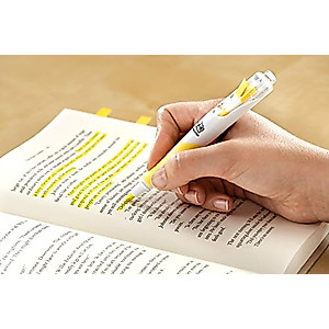 Post-it Flags + Highlighter, 3 Pack, 50 Color Coordinated Flags/Highlighter, Yellow, Pink, Blue (689-HL3)