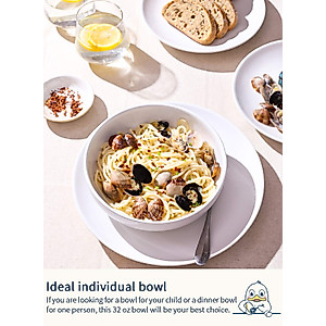 LE TAUCI Pasta Bowls 32 Ounce+large Pasta Bowls 42oz