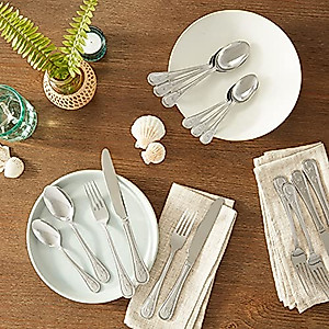 Towle Palm Breeze 16-Piece Flatware Set, Stainless Steel