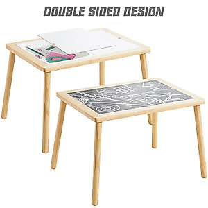 Beright Sensory Table, not with Storage Bins, Kid's Table Play Sand Table Indoor, for Birthday, Christmas and Thanksgiving Gift