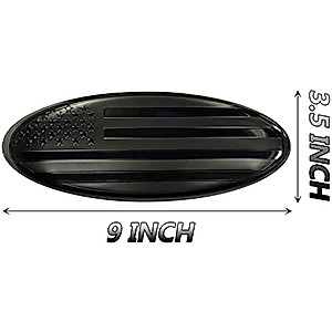 Shenwinfy for Ford Emblem, 9 Inch Front Grill Rear Tailgate Emblem Fit for 04-14 F150, 11-14 Edge, 11-16 Explorer, 06-11 Ranger, 07-14 Expedition