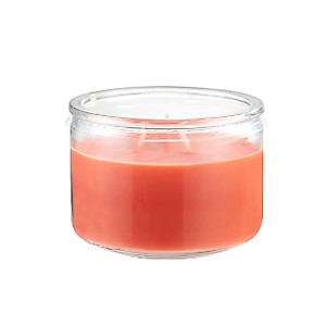 Candle-lite Scented Sunlit Mandarin Berry Fragrance, One 10oz. 3-Wick Aromatherapy Candle with 20-40 Hours of Burn Time, Orange Color, 10 oz