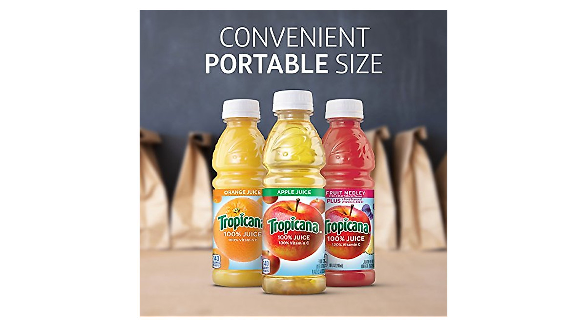 Shop Tropicana 100% Juice 3-Flavor Variety Pack - 24 x 10oz