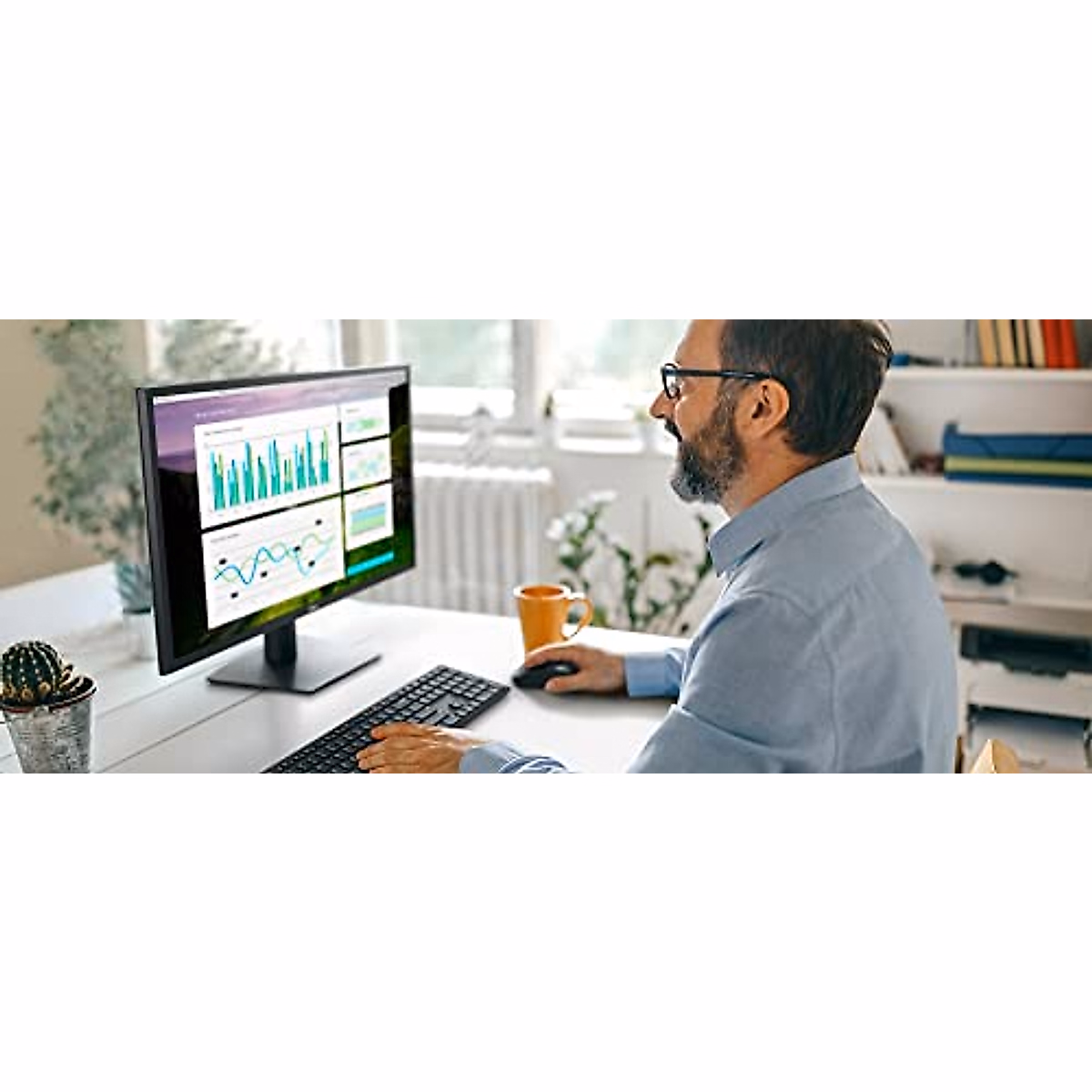 Dell E2722H 27" LED LCD Monitor - 16:9 - Black (Renewed)