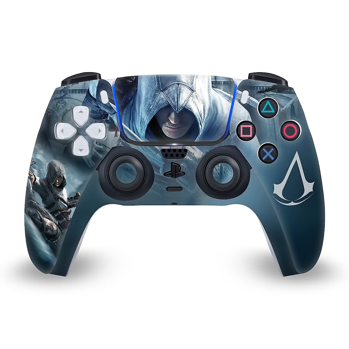 Head Case Designs Officially Licensed Assassin's Creed Key Art Altaïr Graphics Matte Vinyl Faceplate Sticker Gaming Skin Decal Cover Compatible With Sony PlayStation 5 PS5 DualSense Controller