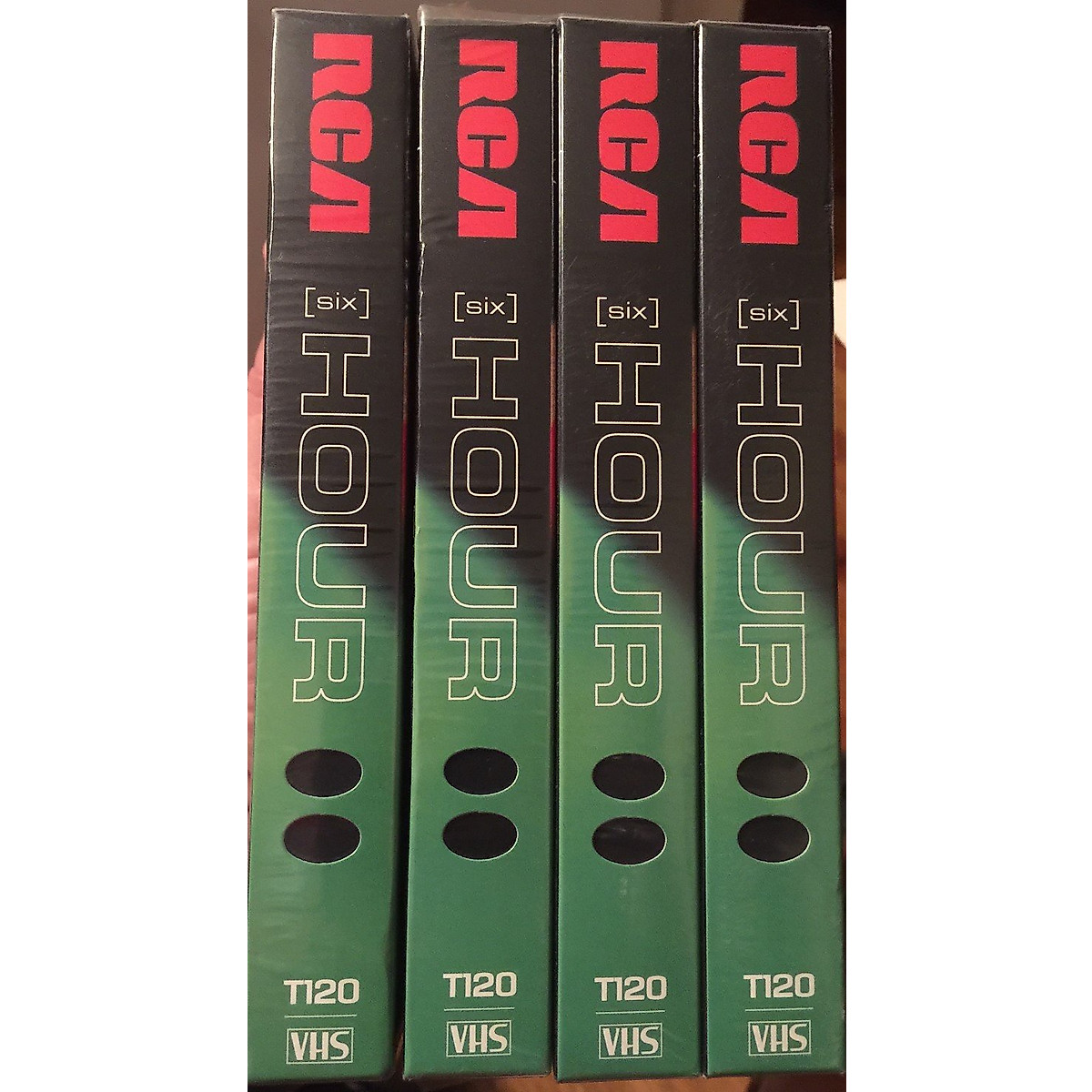 RCA VideoCassette 4 Pack VHS 6 Hour T120
