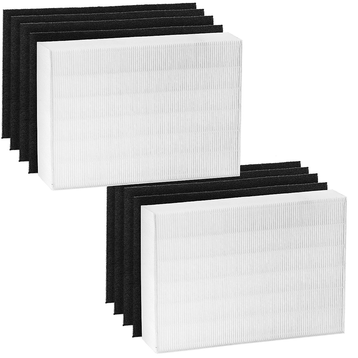 Altec Filters Compatible with AP1512HH for Coway Air Purifier Airmega AP-1512HH 3304899 Replacement | 2 Premium Quality HEPA Filters Plus 8 Activated Carbon Prefilters