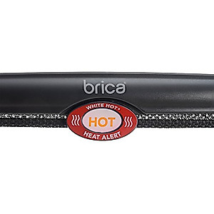 Munchkin® Brica® Sun Safety™ Car Window Roller Shade with White Hot® Heat Alert, 2 Pack, Black