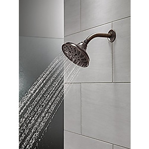 DELTA FAUCET -faucet 52669-RB H2Okinetic 5-Setting Raincan Shower head, Venetian Bronze