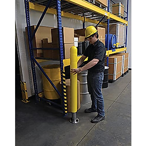 Vestil BPC-4 Bollard Post Cover, 4-7/8" ID, 5" OD, 52" Height