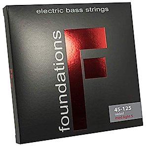 S.I.T. Strings FN545125L Foundations Nickel Bass Guitar Strings, 5-String Med Light