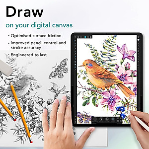 BELLEMOND - 2 PACK - The Original Made in Japan Paper Screen Protector for iPad Pro 11" 4th / 3rd / 2nd / 1st Gen (2022/21/20/18) - Matte Surface PET Film for Writing & Drawing - WIPD11PL10(2)