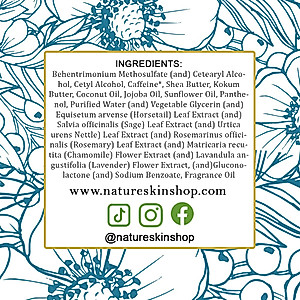 Nature Skin Shop Caffeine Solid Bar Energizing Hair Conditioner