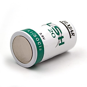 YUTSUJO (2-Pack) 3.6V 13Ah LSH20 D Size Lithium Thionyl Chloride Battery, Raised Positive and Flat Negative