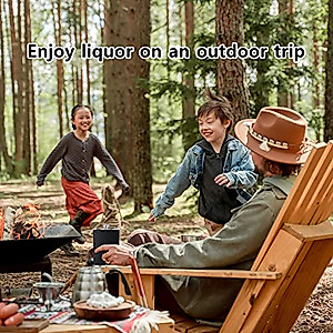 Hip Flask Gift Set, 8 oz Stainless Steel Flasks for Liquor for Men, Two Cups & Funnel, Whiskey Flasks for Men. An Unforgettable Gift for Weddings, Groomsmen Proposals Box, Best Man Gifts, and more…