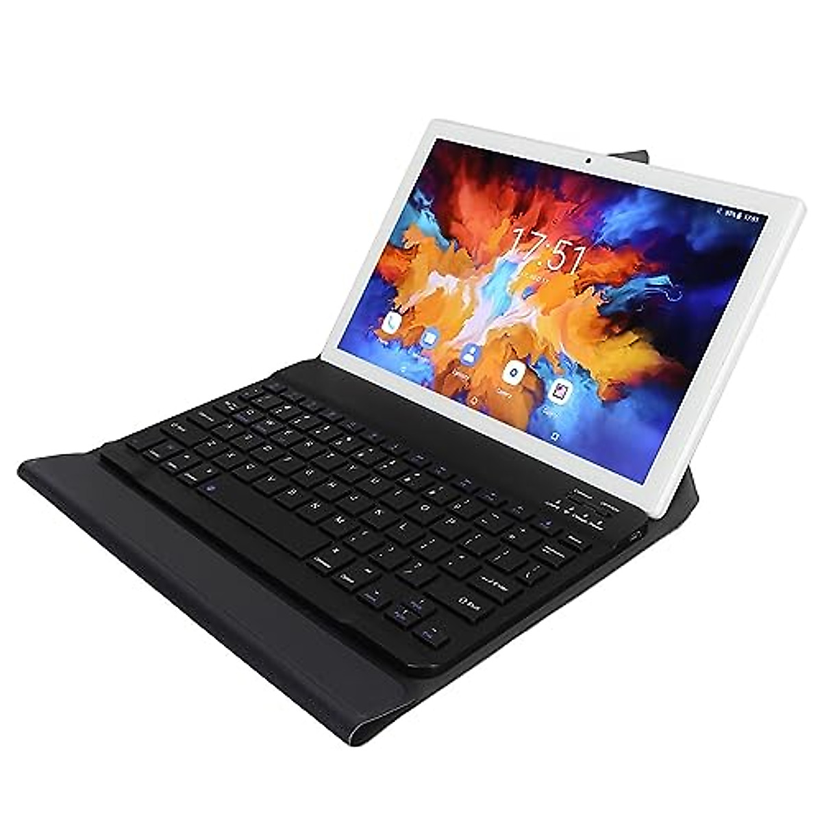 HD Tablet, 1920x1200 Front 8MP Rear 20MP 4G LTE 10.1 Inch Tablet 8 Core CPU 12GB 256GB US Plug 100‑240V with BT Keyboard for Travel (#1)