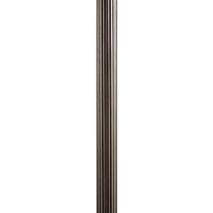 Kichler 9595OZ Accessory Outdoor Fluted Post, Olde Bronze