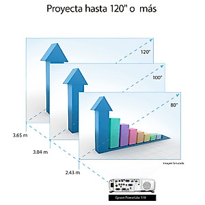 Epson Powerlite 118 LCD Projector - 4:3