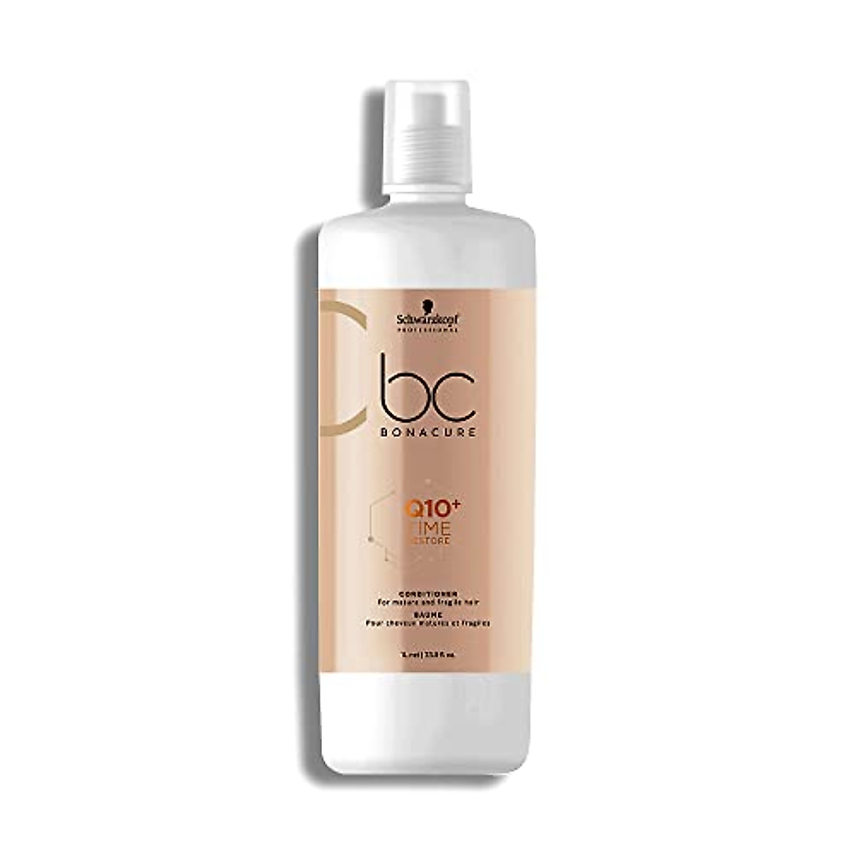 Schwarzkopf BC Bonacure Time Restore Conditioner, Clear, 33.81 Fl Oz