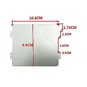 2 PCS Microwave Oven Parts Mica Slice Super Thick Heat Insulation Accessories,Waveguide Cover for Frigidaire 5304464061