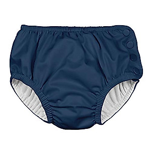 i Play Unisex Swim Diaper Navy Solid-3T
