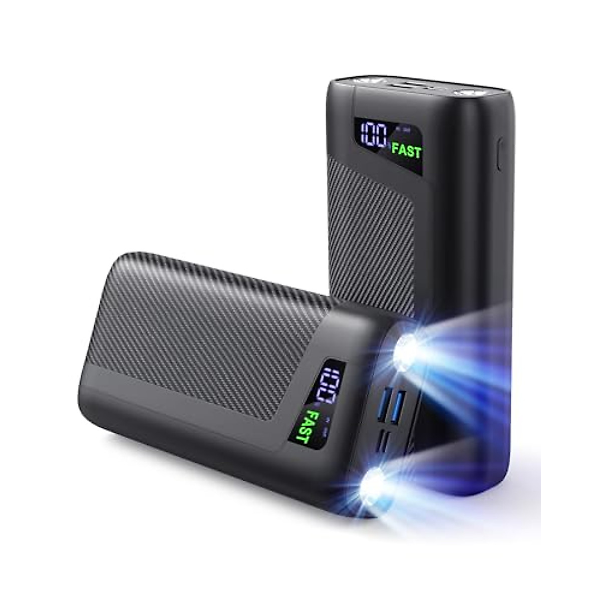 ONLYNEW Portable Charger - USB C 22.5W Fast Charging Power Bank PD 4.0 & QC 4.0 Huge Capacity External Battery Pack PowerBank with Flashlight for iPhone, Samsung Galaxy, iPad etc A2